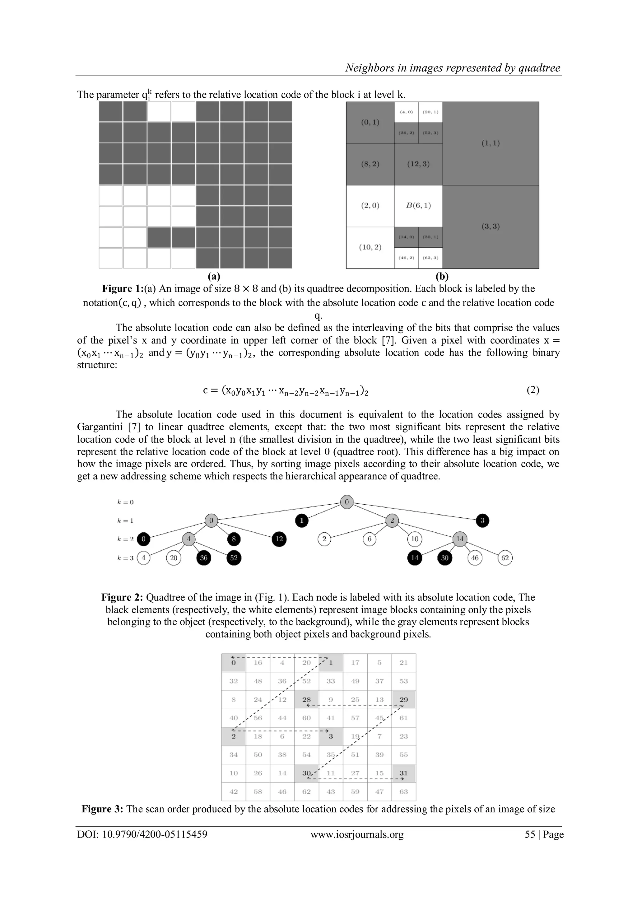 Finding Neighbors in Images Represented By Quadtree | PDF