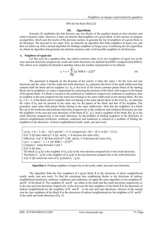 Finding Neighbors in Images Represented By Quadtree | PDF