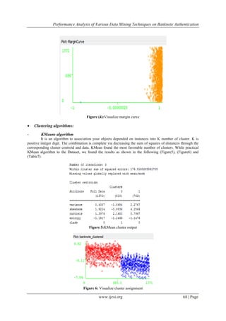Performance Analysis of Various Data Mining Techniques on Banknote Authentication | PDF