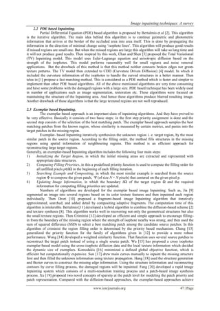 Image in Painting Techniques: A survey | PDF