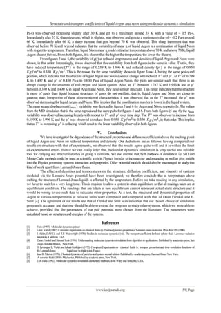 Structure and transport coefficients of liquid Argon and neon using ...