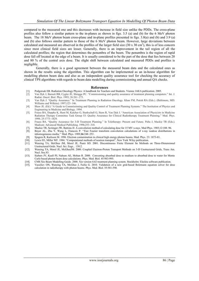 Simulation Of The Linear Boltzmann Transport Equation In Modelling Of Photon Beam Data Pdf