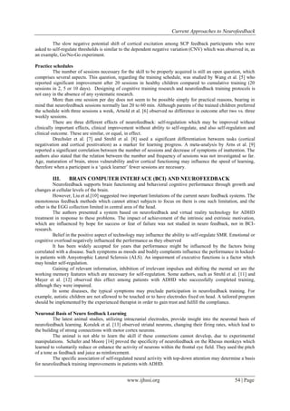 Current Approaches to Neurofeedback | PDF