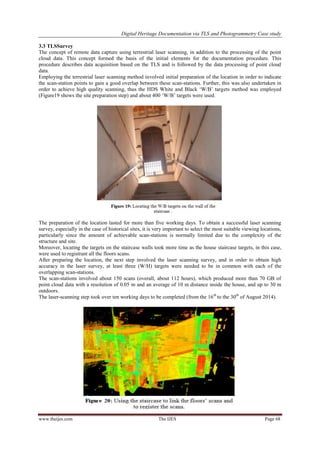 Digital Heritage Documentation Via TLS And Photogrammetry Case Study | PDF