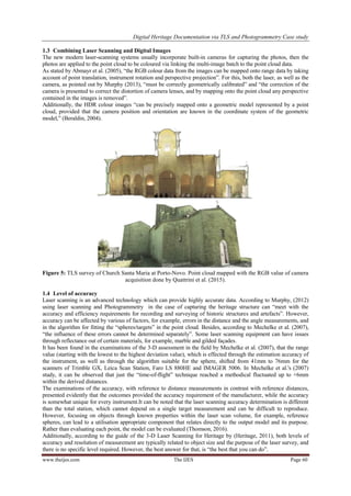Digital Heritage Documentation Via TLS And Photogrammetry Case Study | PDF
