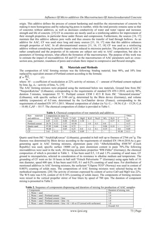 Influence of Micro additives on Macrostructure of Autoclavedaerated Concrete | PDF