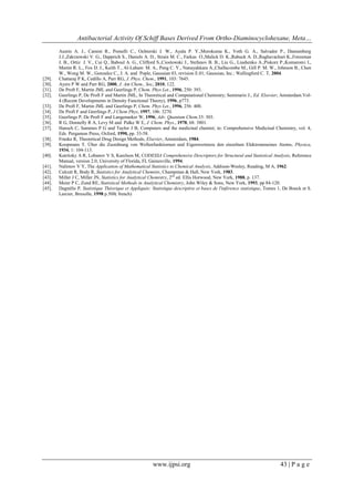 Antibacterial Activity of Schiff Bases Derived from ...