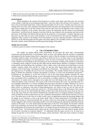 Indian Approach to Environmental Conservation | PDF