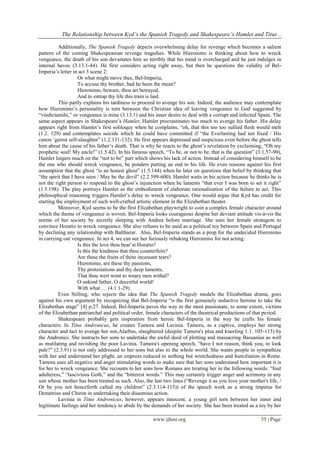 The Relationship between Kyd’s The Spanish Tragedy and Shakespeare’s ...