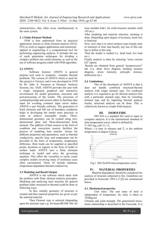 Behaviour of steel structure under the effect of fire loading | PDF