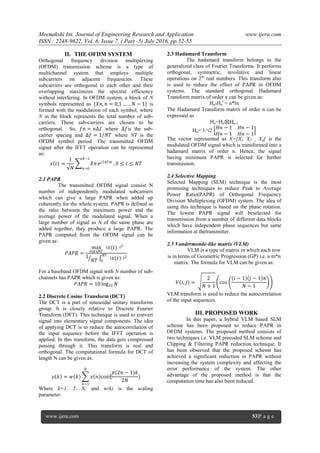 A Hybrid VLM Preceded SLM Technique Using Clipping and Filtering Method for PAPR Reduction in ...
