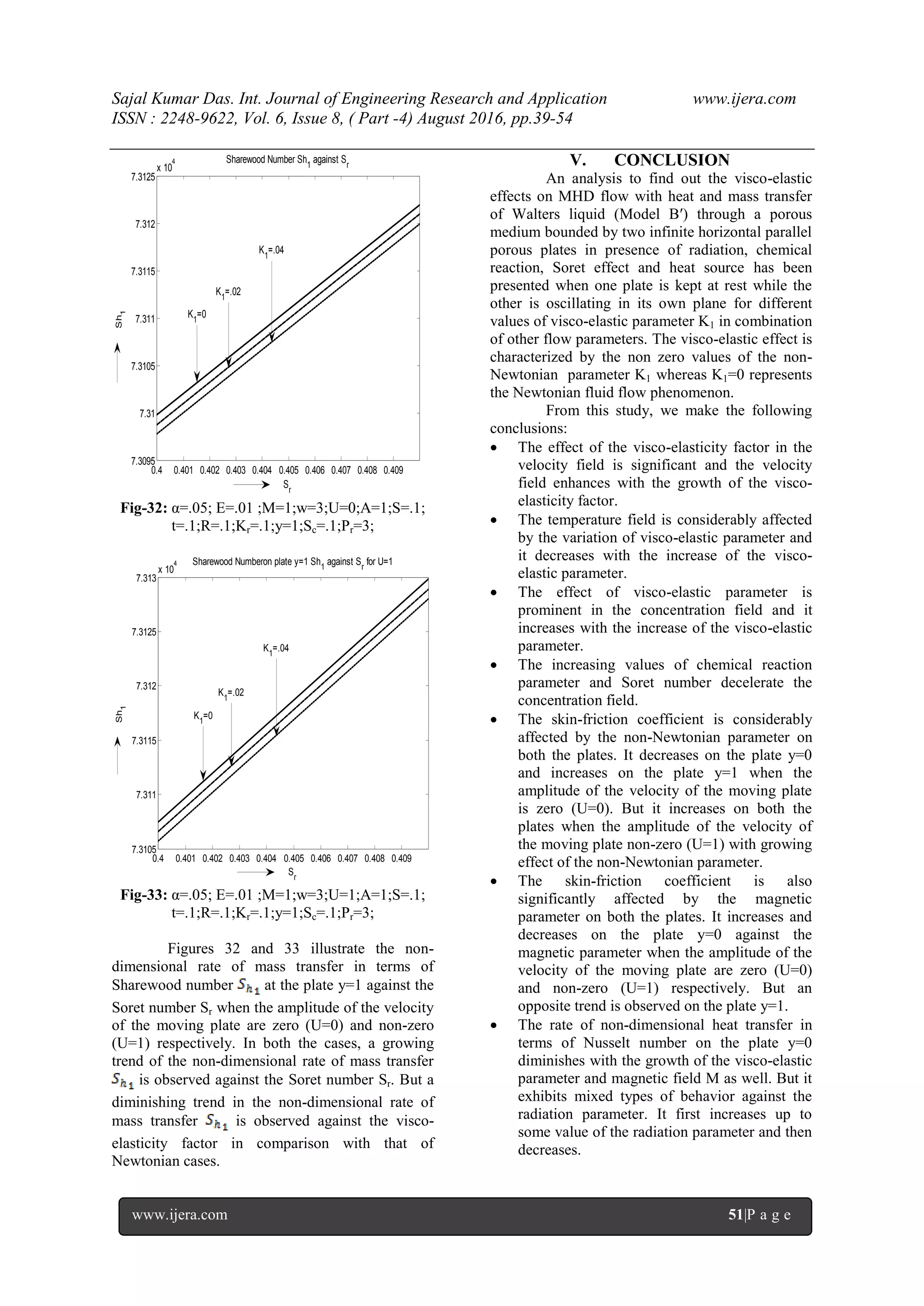 Radiation and Soret Effect on Visco-Elastic MHD Oscillatory Horizontal ...