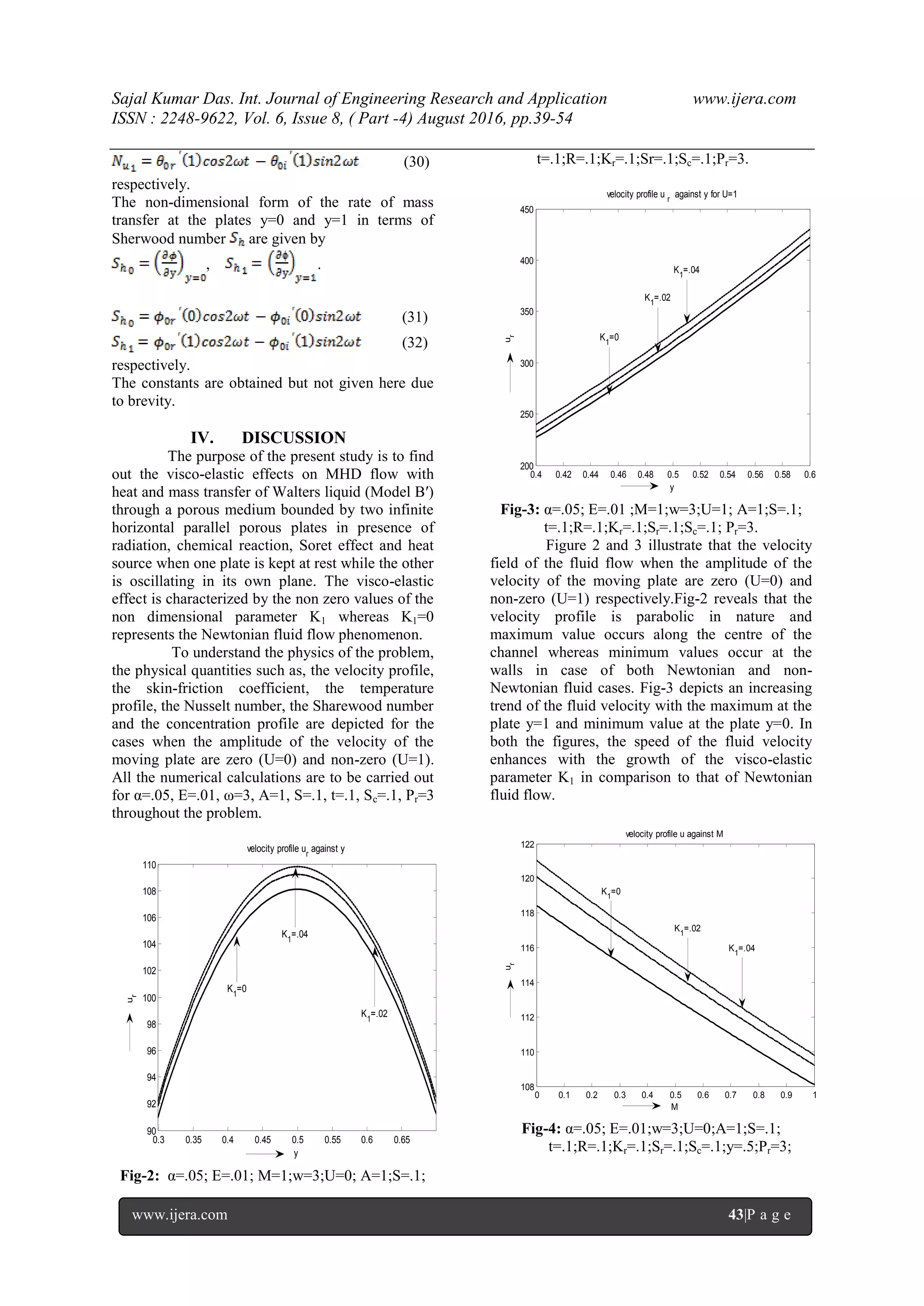 Radiation and Soret Effect on Visco-Elastic MHD Oscillatory Horizontal ...