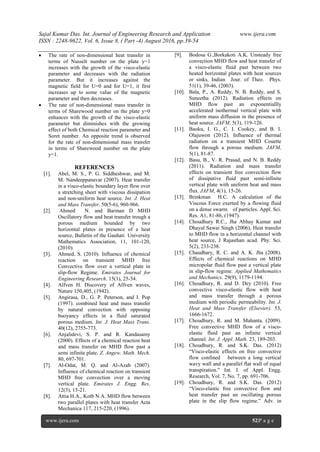 Radiation and Soret Effect on Visco-Elastic MHD Oscillatory Horizontal ...