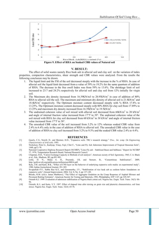 Stabilization of soil using Rice Husk Ash | PDF