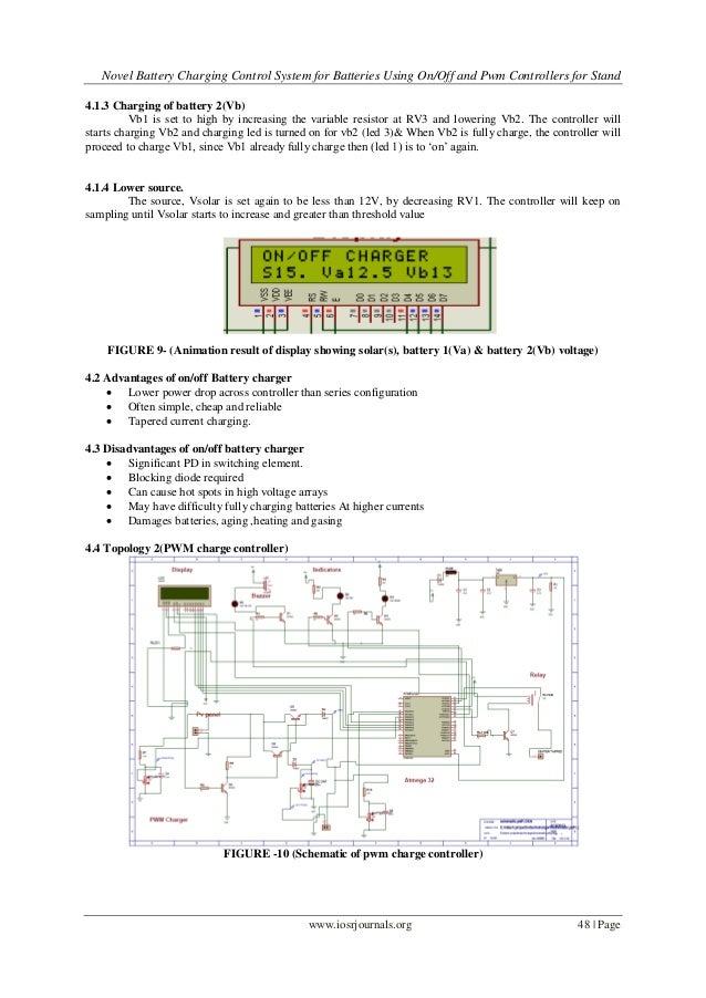 Novel Battery Charging Control System for Batteries Using On/Off and