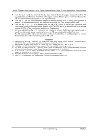 “Finite Element Stress Analysis and Stress Intensity Factor of TJoint ...