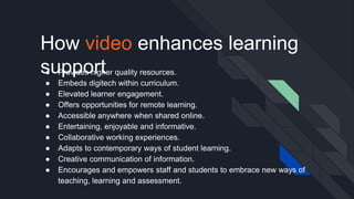 How digital video innovates pedagogical methods | PPT