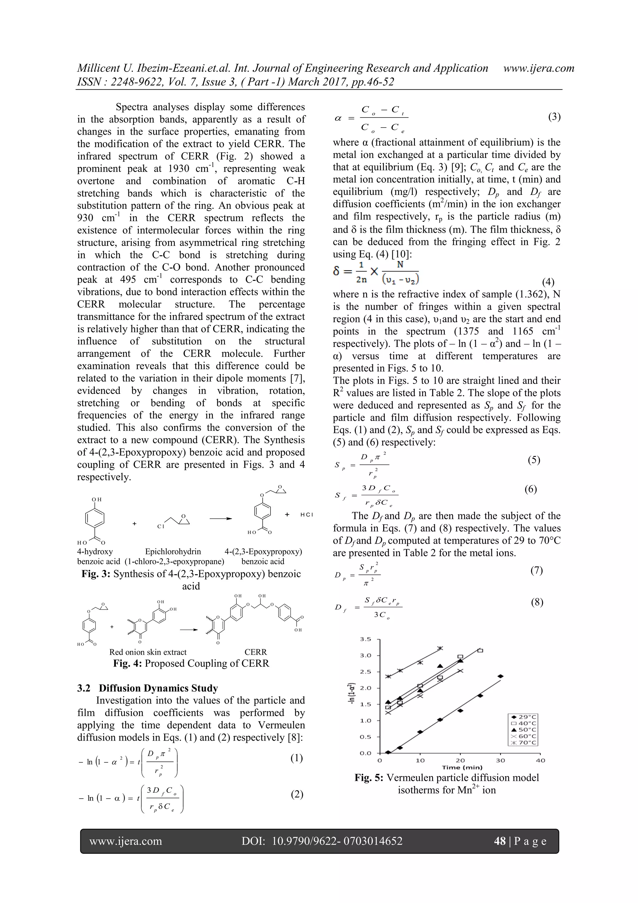 Diffusion Dynamics of Metal Ions Uptake at the ...
