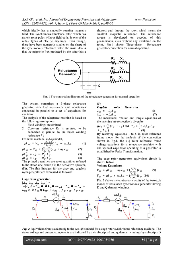 Performance Evaluation of Self-Excited Cage and Cageless Three Phase Synchronous Reluctance ...