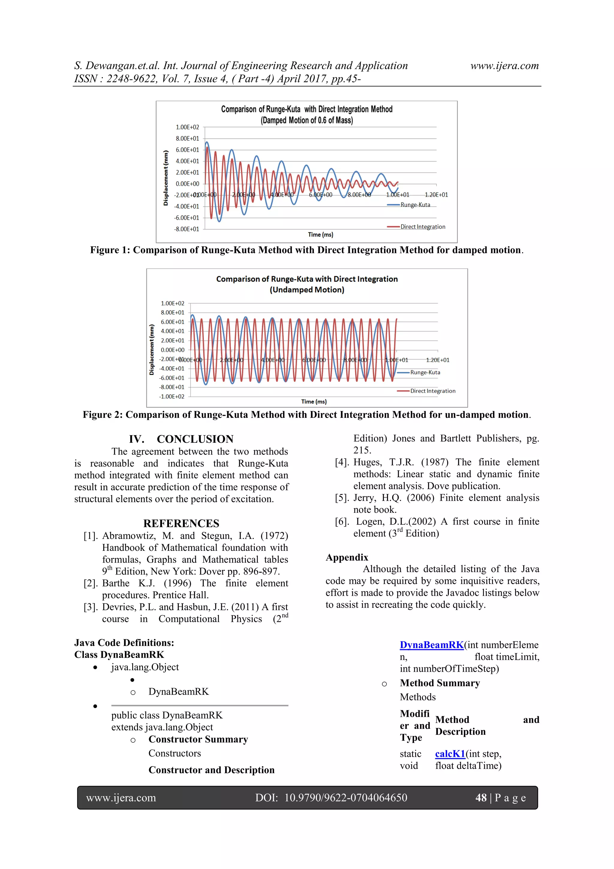 Integration Of Finite Element Method With Runge Kuta Solution Algorithm Pdf