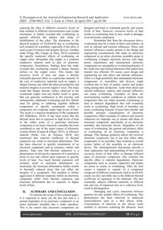 The Effects of Heat on Electronic Components | PDF