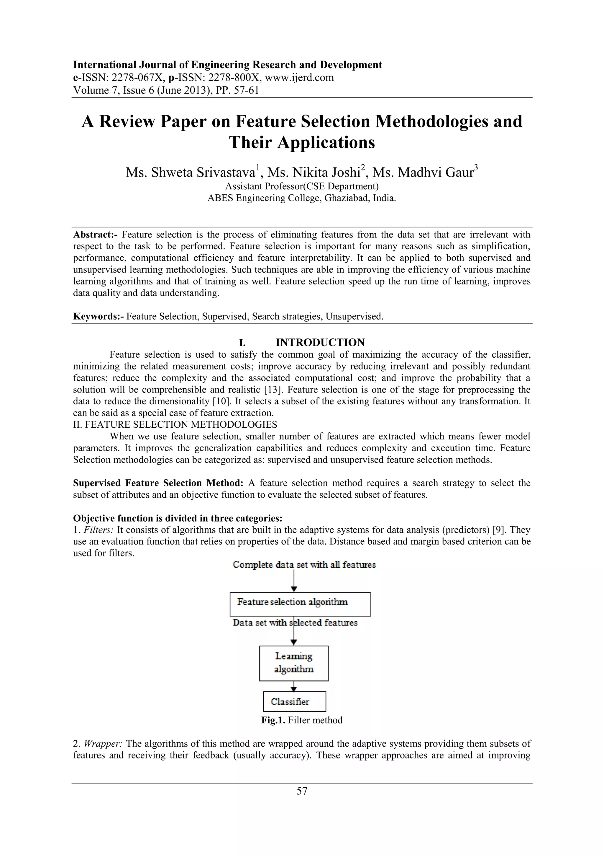 International Journal of Engineering Research and Development (IJERD) | PDF