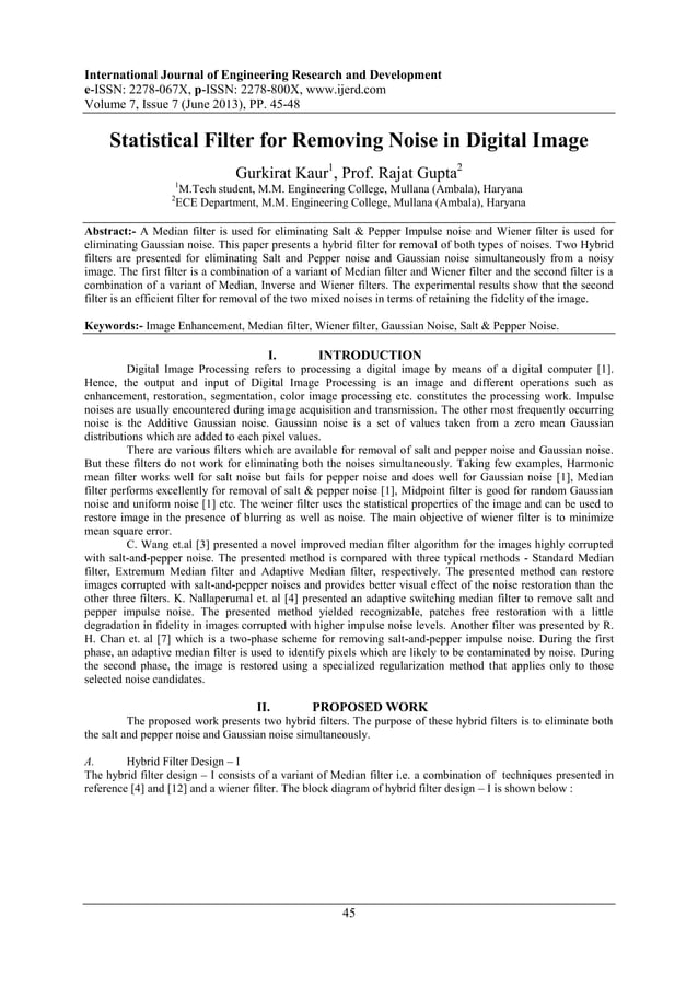 International Journal of Engineering Research and Development (IJERD) | PDF