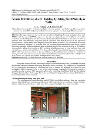 Seismic Retrofitting of a RC Building by Adding Steel Plate Shear Walls ...