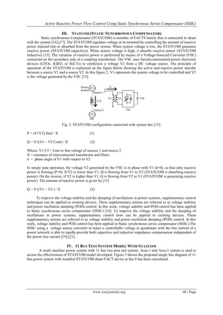 Active Reactive Power Flow Control Using Static Synchronous Series Compensator (SSSC) | PDF