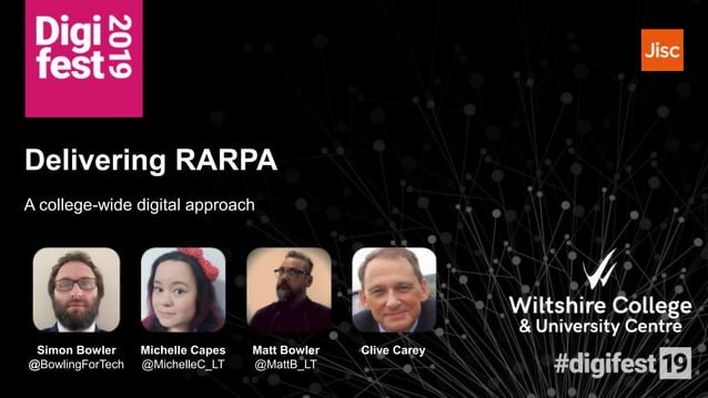 Delivering RARPA: a college-wide digital approach | PPTX | Educational ...
