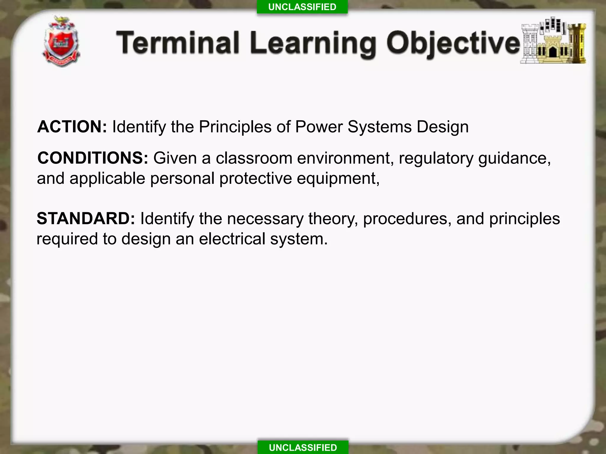 H08 Principles of Power Systems Design | PPTX