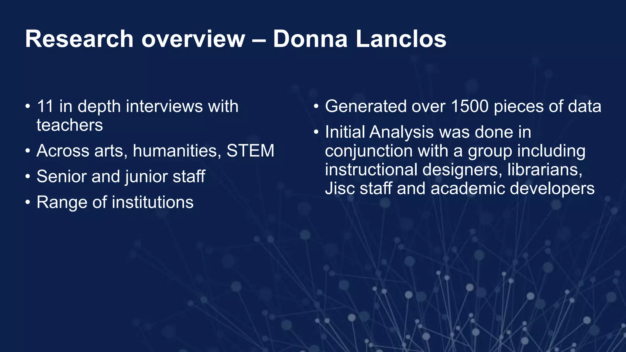 Listening to teachers: implications for education and digital | PPTX