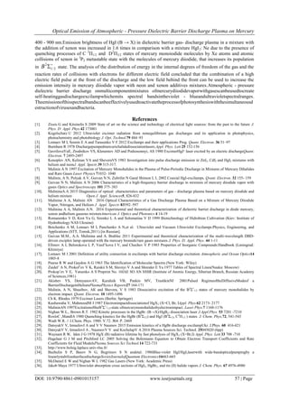 Optical Emission of Atmospheric - Pressure Dielectric Barrier Discharge ...