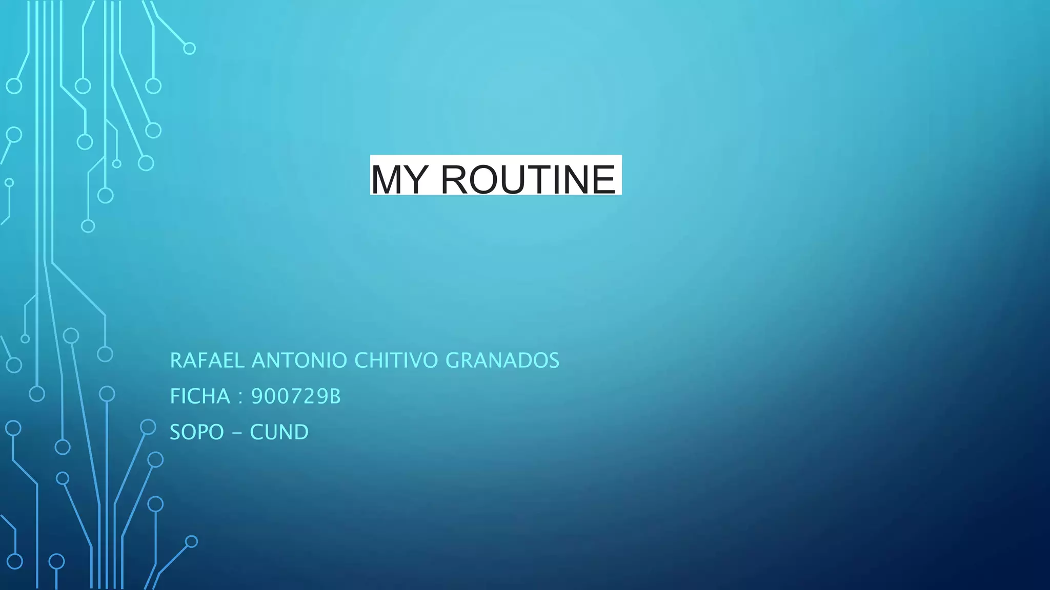 My routine | PPTX