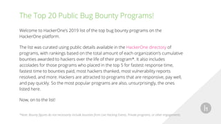 Top 20 Public Bug Bounty Programs | PDF | Internet | Computing