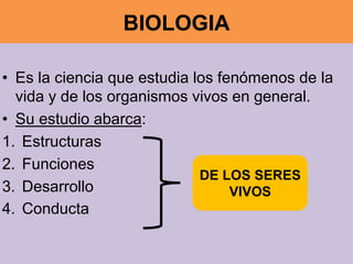 H1 niv. de organiz. de los seres vivos. pwp. | PPTX