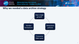 InfoSphere Optim archive for archive/purge of application data | PPTX