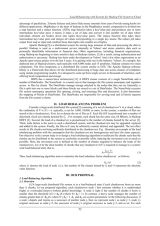 Load Rebalancing with Security for Hadoop File System in Cloud | PDF | Cloud Computing | Internet