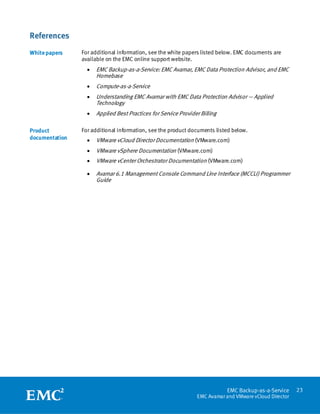 White Paper: EMC Backup-as-a-Service | PDF