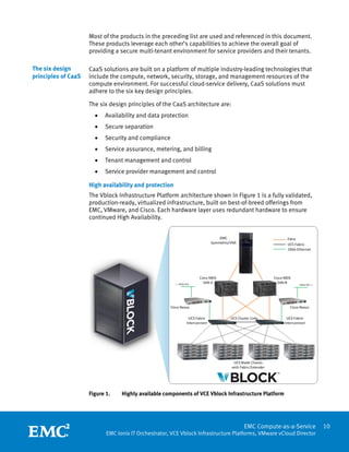 White Paper: EMC Compute-as-a-Service — EMC Ionix IT Orchestrator, VCE ...