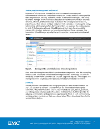 White Paper: EMC Compute-as-a-Service — EMC Ionix IT Orchestrator, VCE ...