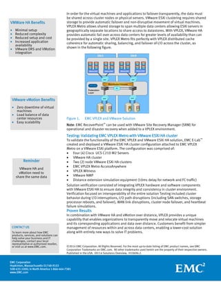 H10696 so-emc-vplex-and-vmware-solution-to-reduce-downtime | PDF