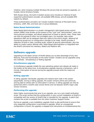 White Paper: EMC Isilon OneFS — A Technical Overview | PDF