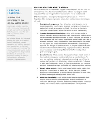 An IT-as-a-Service Handbook: 10 Key Steps on the Journey to ITaaS | PDF