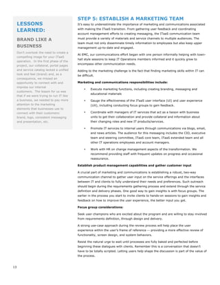 An IT-as-a-Service Handbook: 10 Key Steps on the Journey to ITaaS | PDF