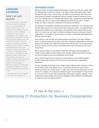 An IT-as-a-Service Handbook: 10 Key Steps on the Journey to ITaaS | PDF