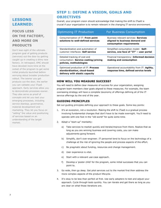 An IT-as-a-Service Handbook: 10 Key Steps on the Journey to ITaaS | PDF