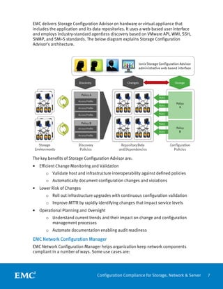Configuration Compliance For Storage, Network & Server | PDF
