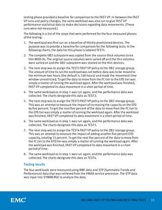 White Paper: DB2 and FAST VP Testing and Best Practices | PDF